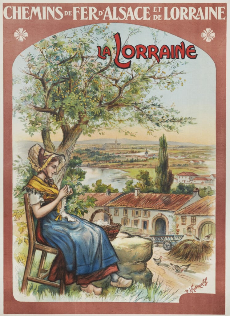 French Vintage Travel Poster 'Chemin de Fer d'Alsace et de Lorraine' by ...
