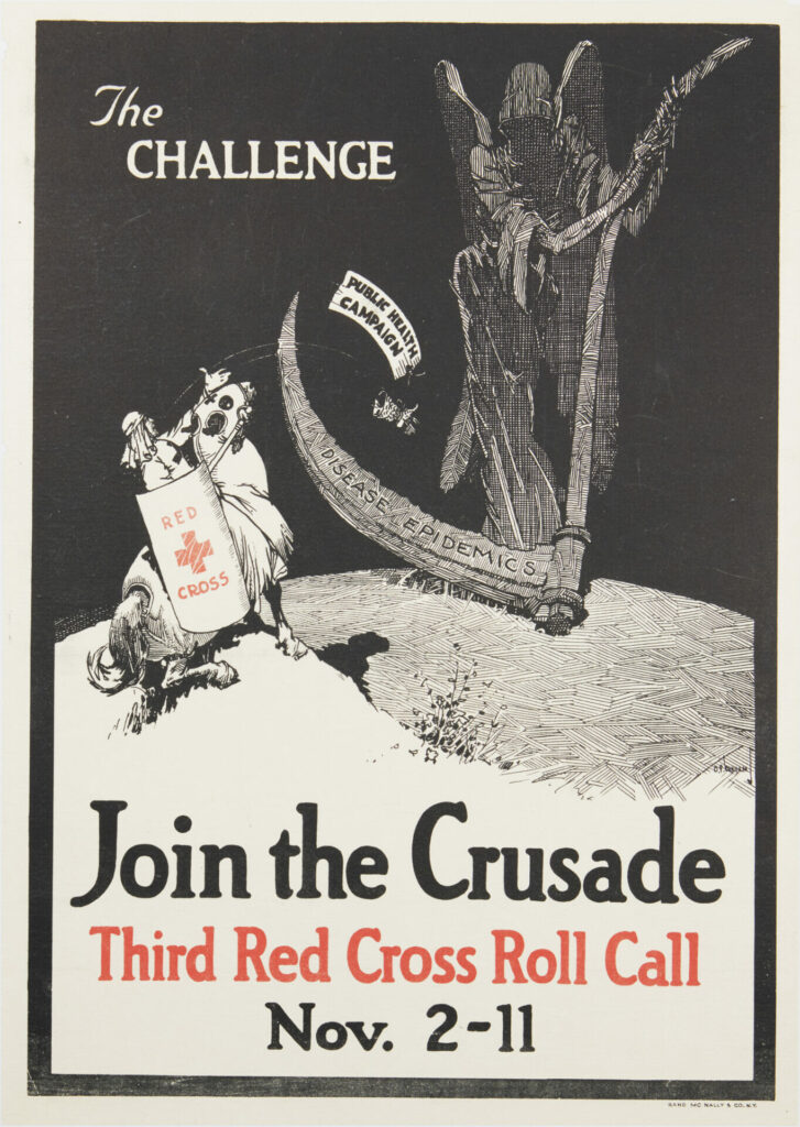 Red Cross Vintage Poster 'Join the Crusade' 1919 - Vintage Posters By ...