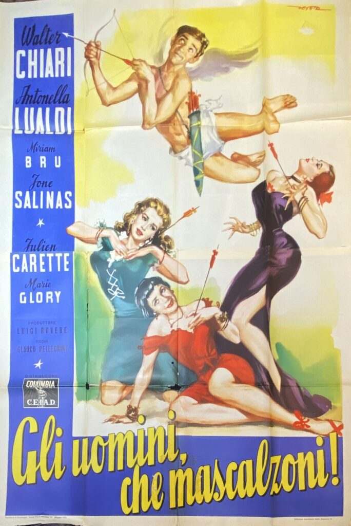 Vintage Italian Movie Poster 'Gli Uomini, Che Mascalzoni! (What ...